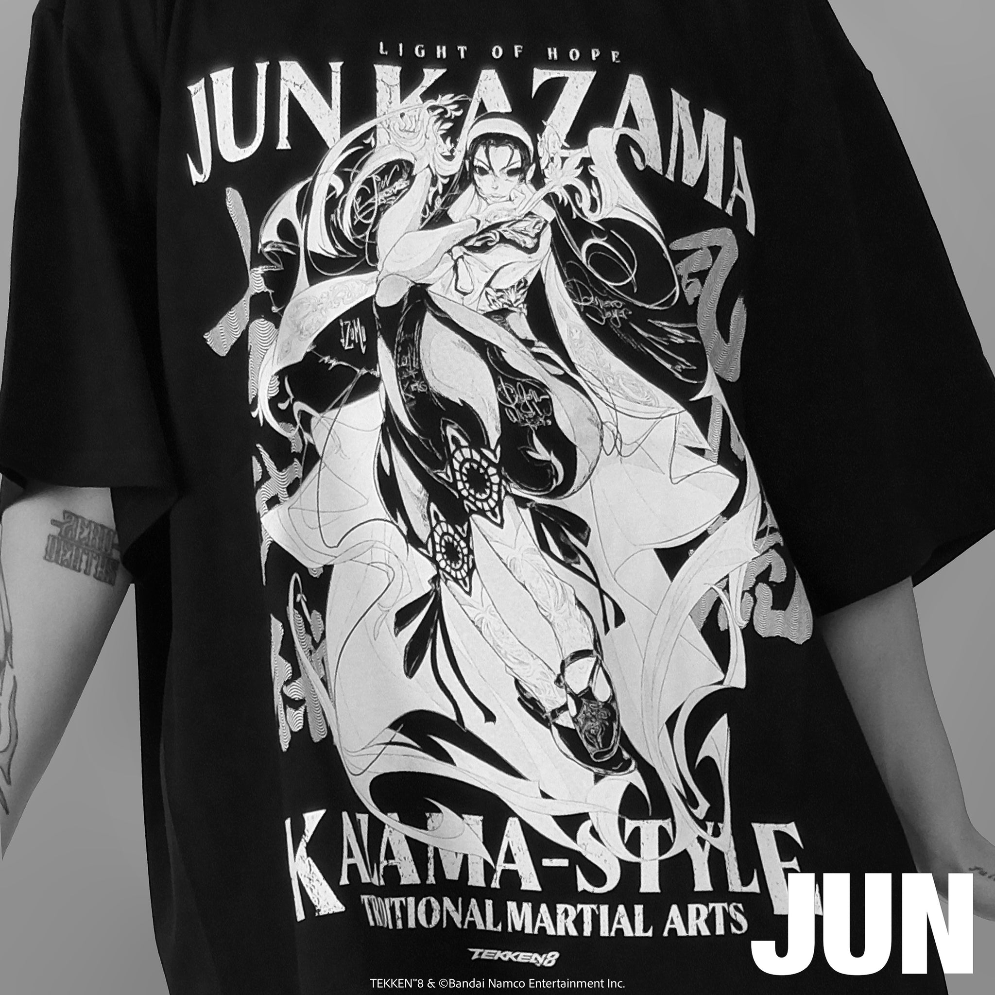 TEKKEN 8 IIJAN ALL FIGHTER T SHIRT ver.02 Jun Kazama
